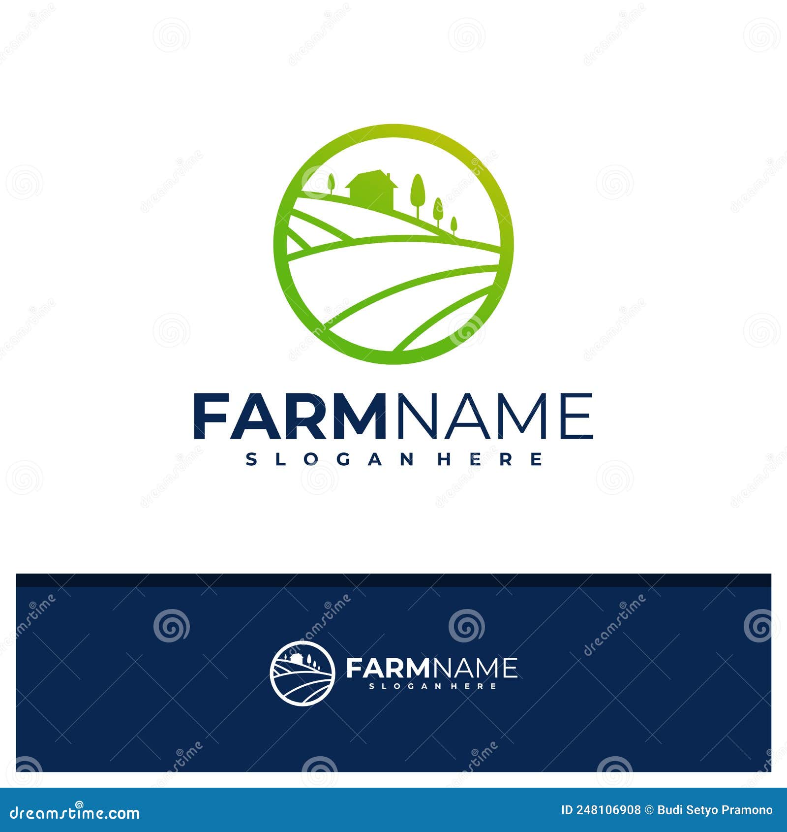 Farm Logo Design Vector, Creative Farm Logo Concepts Template ...