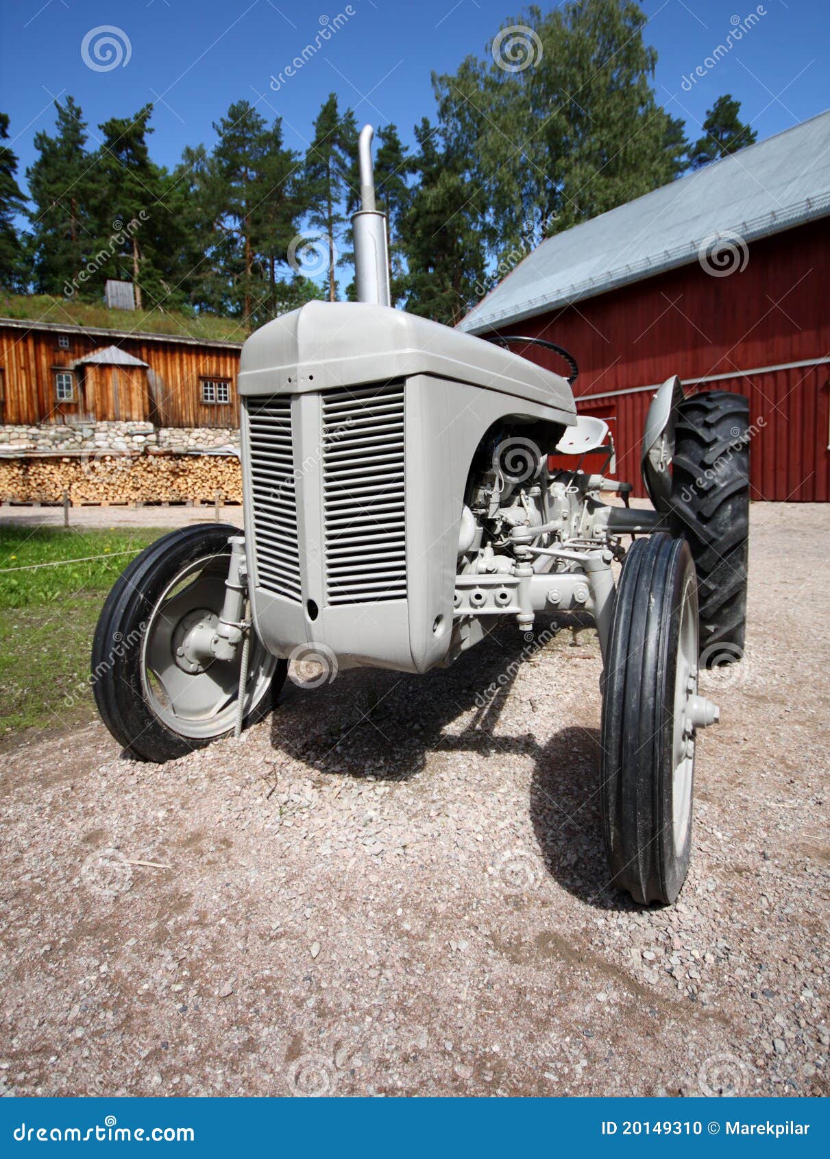 Farm machine stock photo. Image of traction, close, grille - 20149310