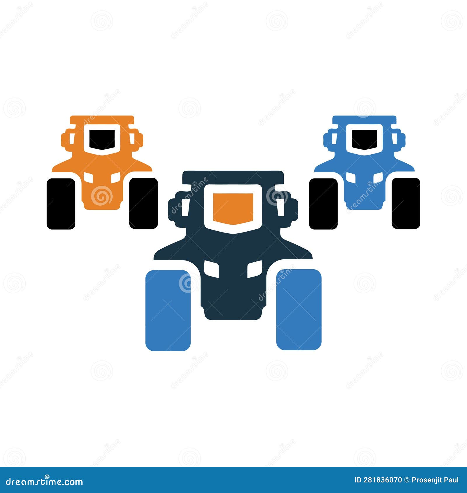 Farm Machinery, Tractor, Wheeled Tractor, Agriculture, Farm, Work ...