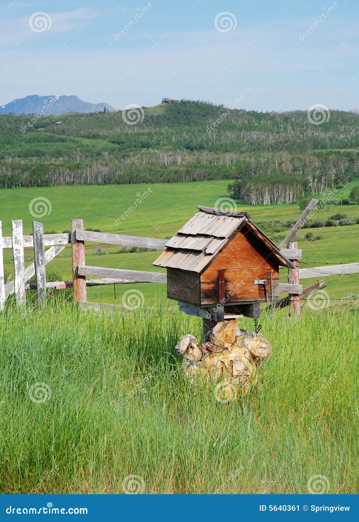 Farm and meadow stock image. Image of fence, path, landscapes - 5640361