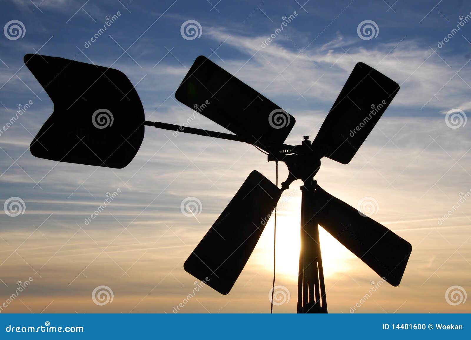 A farm mill stock photo. Image of sunset, wind, energy - 14401600