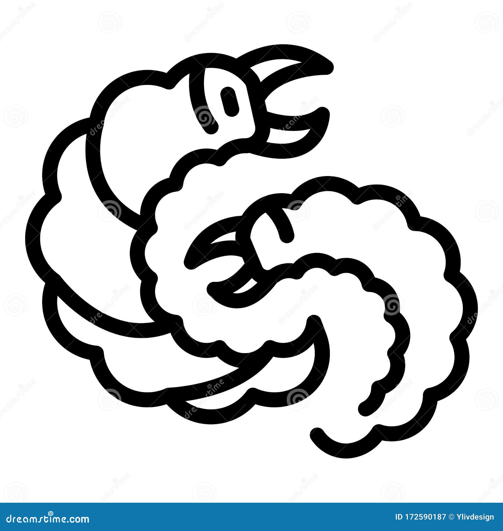 Farm Parasite Icon, Outline Style Stock Vector - Illustration of life ...