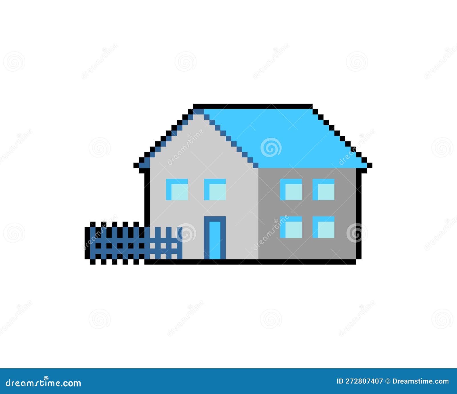 Farm Pixel Art. Pictogramranch 8 Bit. Pixelated Vectorillustratie ...