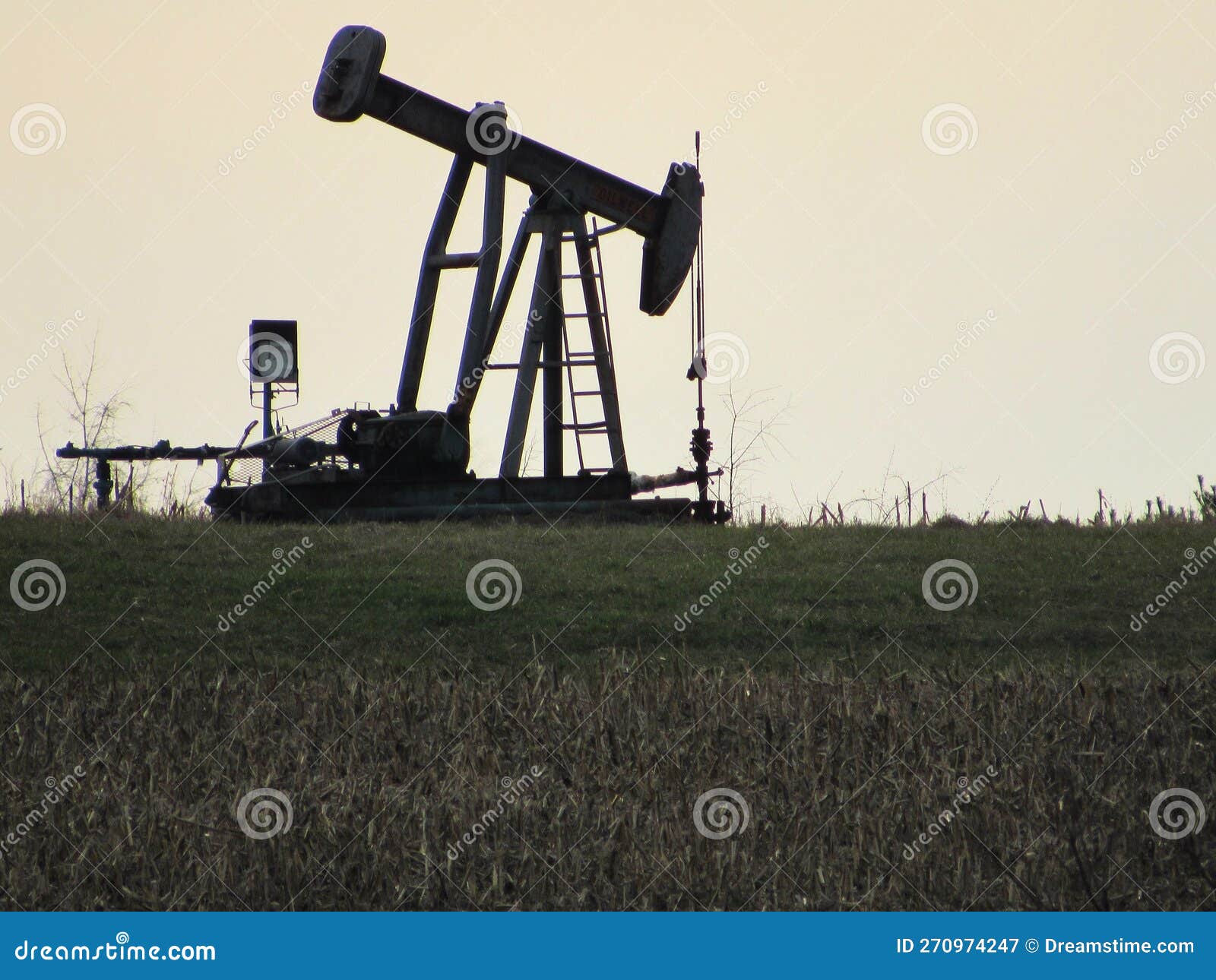 Farm pump stock image. Image of machine, iron, construction - 270974247