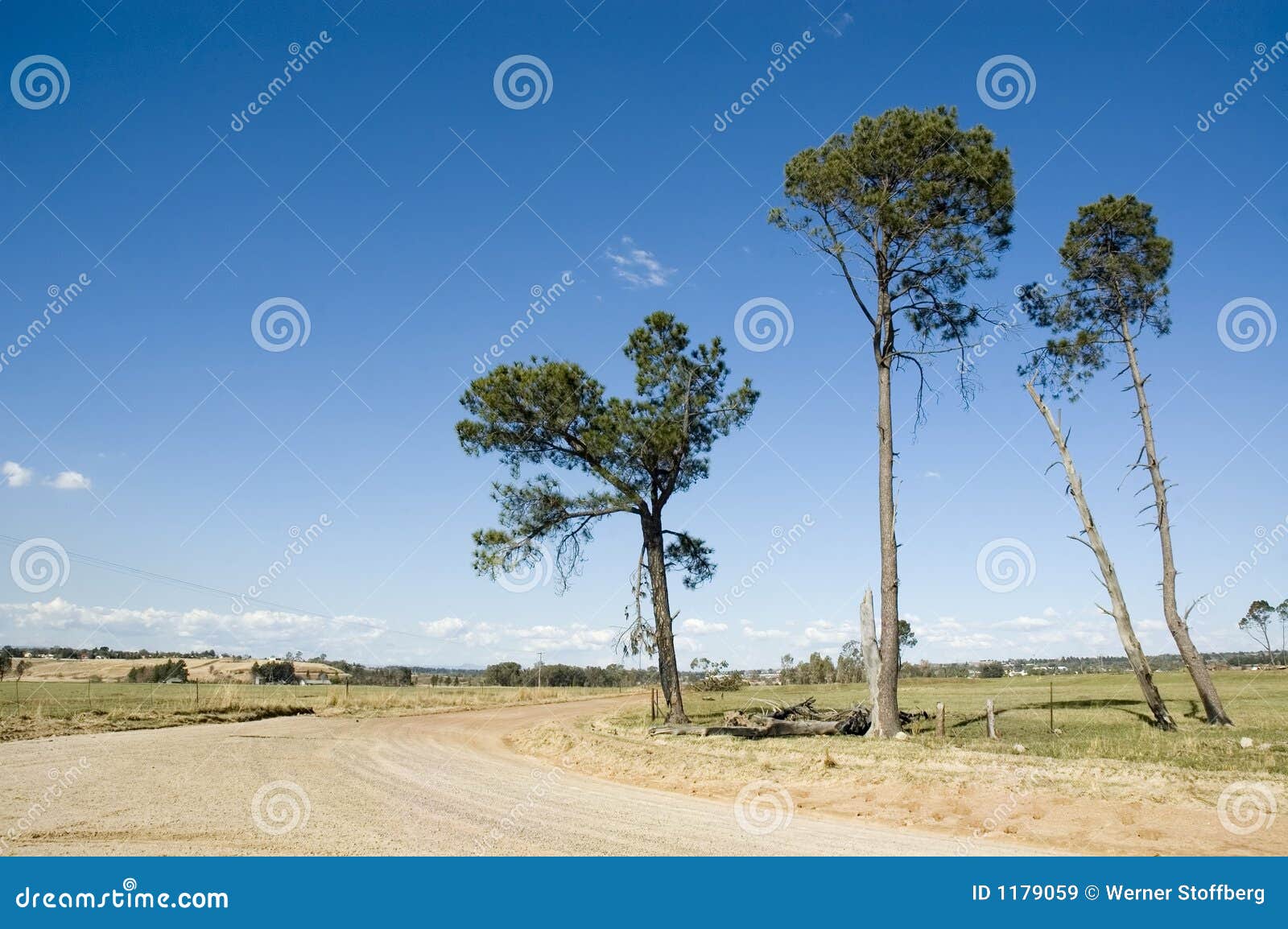 Farm Road stock image. Image of countryside, clouds, outside - 1179059