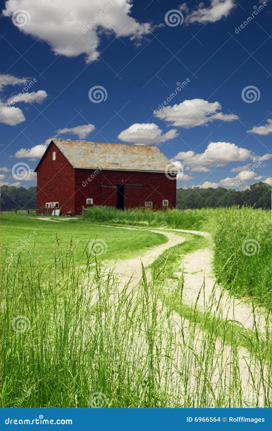 Farm Road stock photo. Image of field, grain, agricultural - 6966564