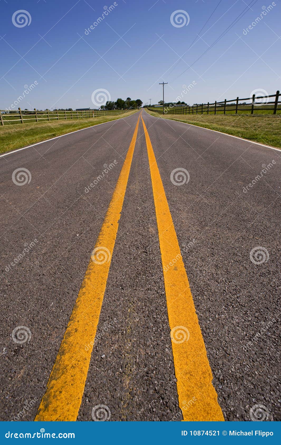 Farm Road Vertical stock image. Image of getaway, gold - 10874521