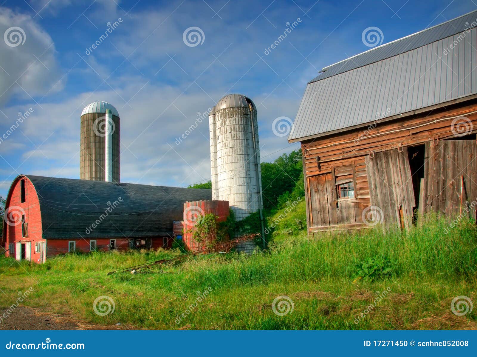 Farm Scene stock photo. Image of landscape, harvest, scenic - 17271450
