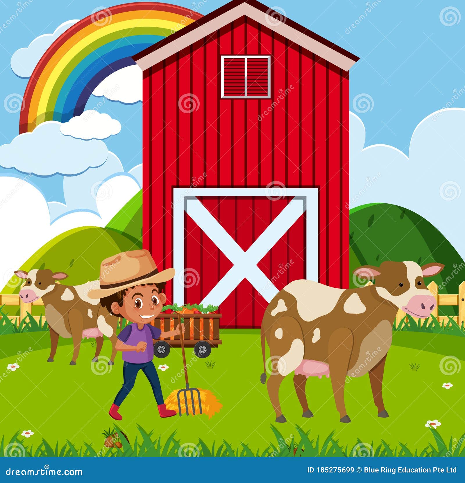 Farmboy Farm Boy Word Concept With Green Leaf Logo Icon Company Vector ...