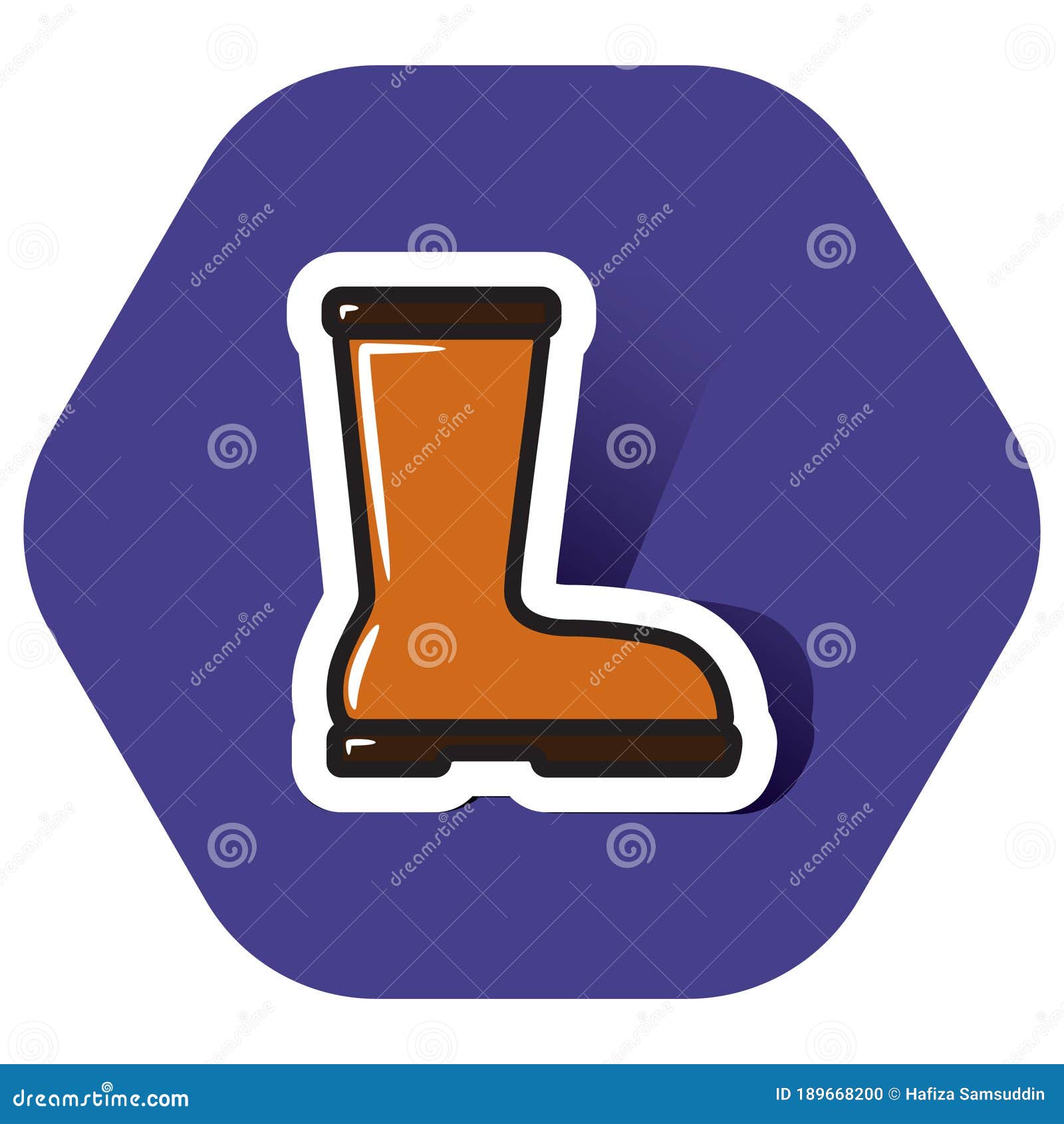 Farm Shoes. Vector Illustration Decorative Design Stock Vector ...