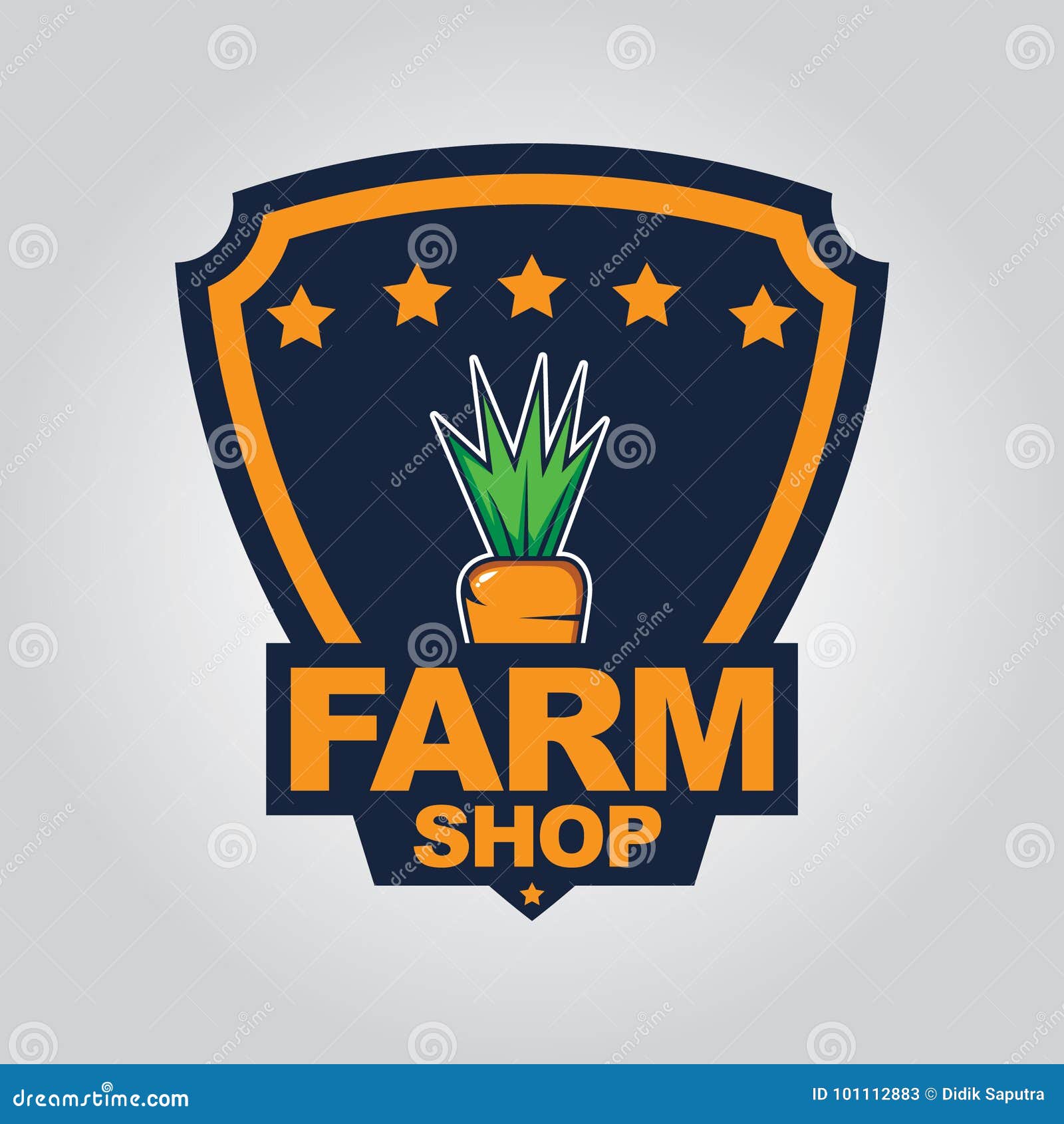 Farm shop logo stock vector. Illustration of grocery - 101112883