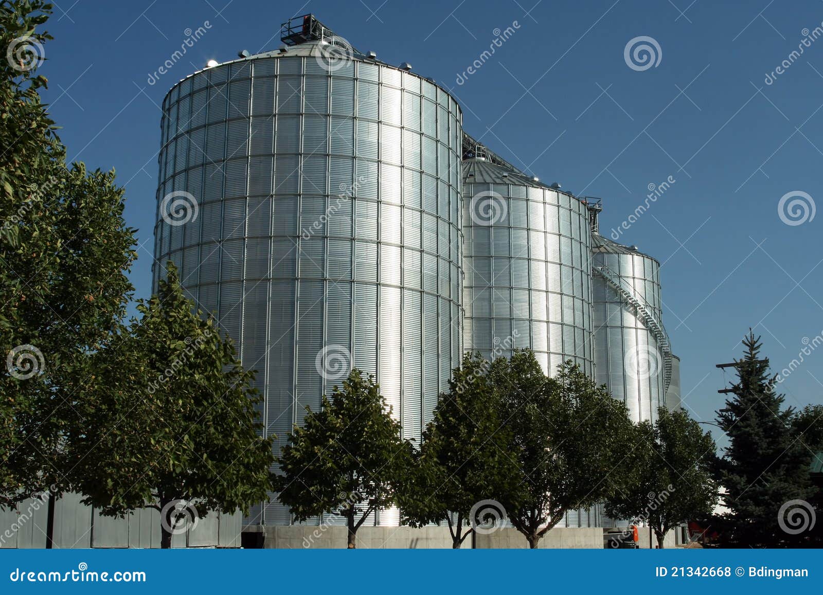 Farm Silos stock photo. Image of america, crop, environment - 21342668