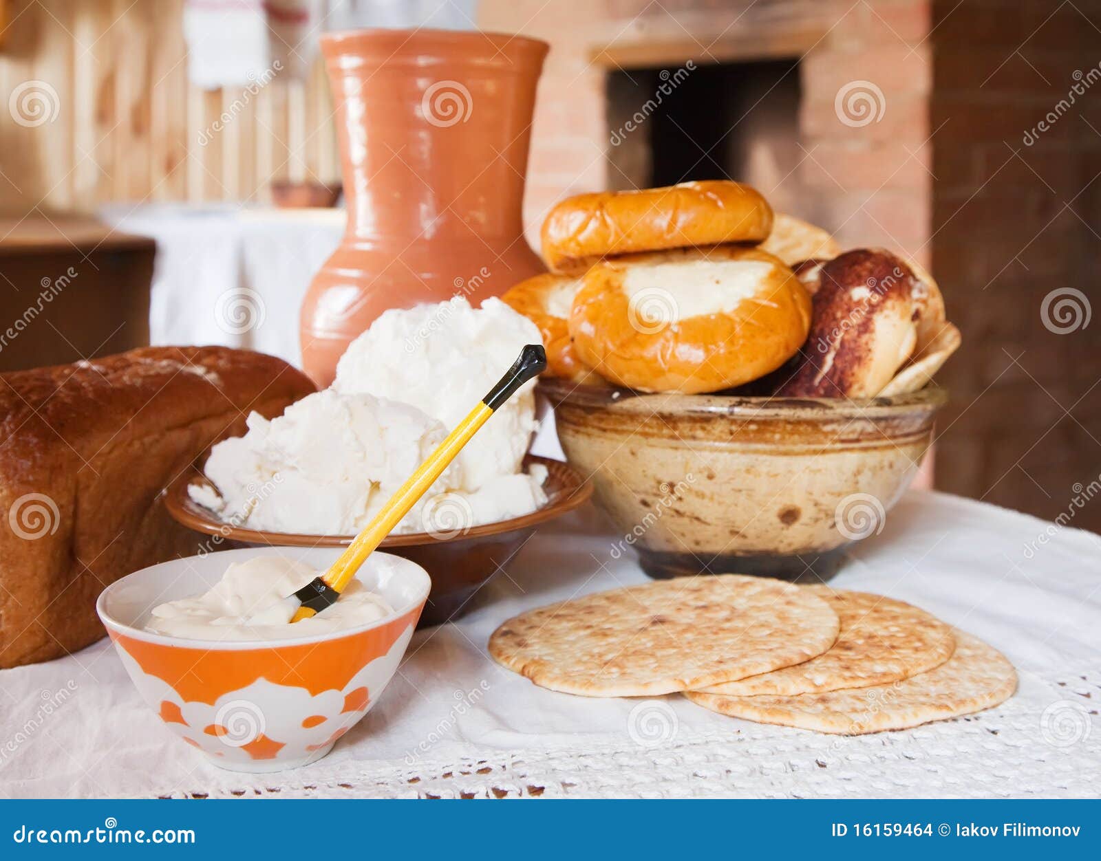 Farm-style meal stock photo. Image of nosh, food, countrylike - 16159464