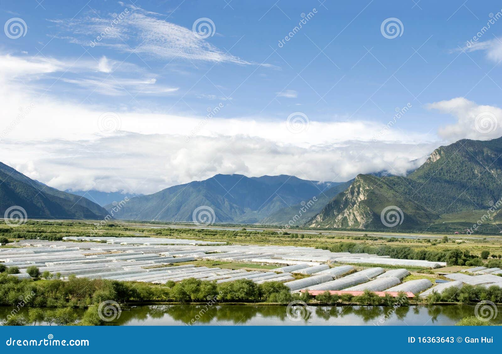 Farm tent in mountain area stock image. Image of botanical - 16363643