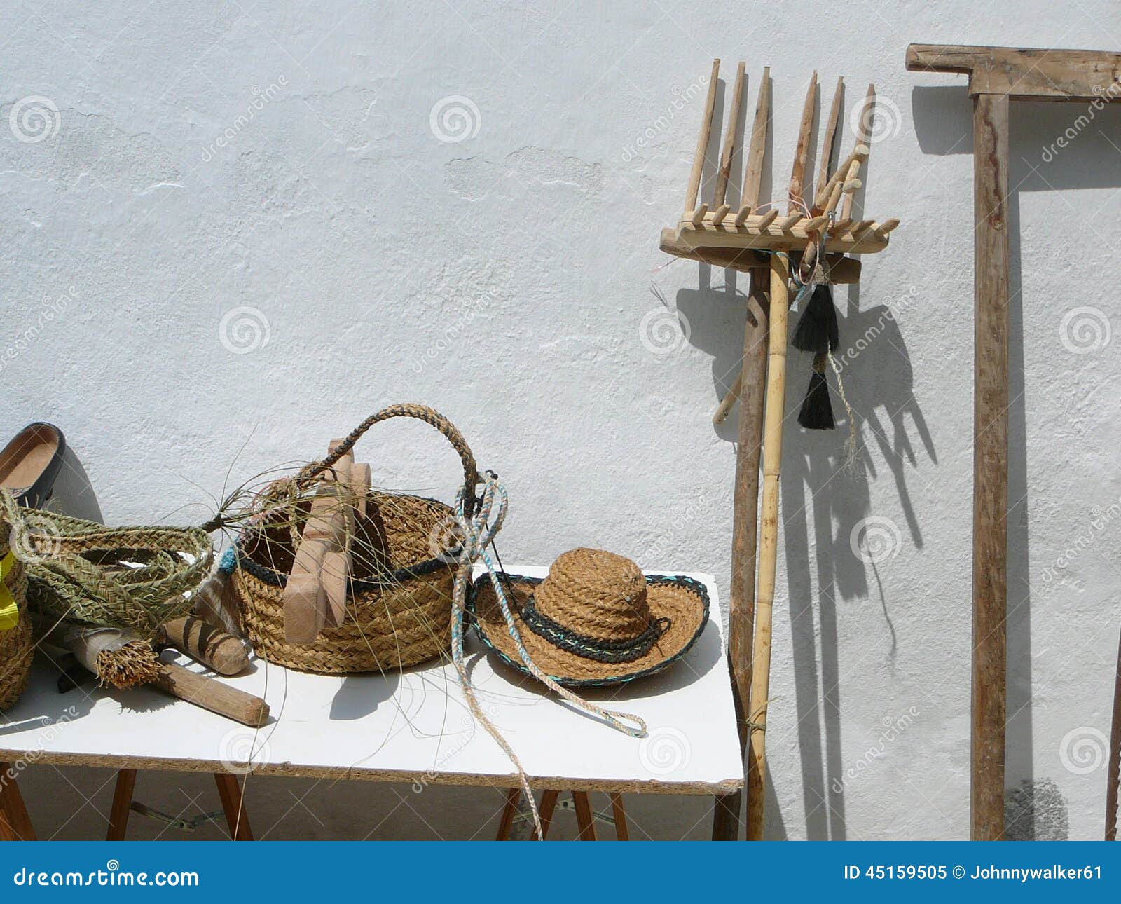 Farm tools stock image. Image of rural, antique, bank - 45159505