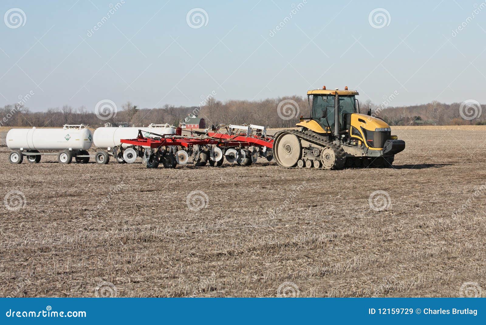 Farm Tractor stock image. Image of tilling, industry - 12159729