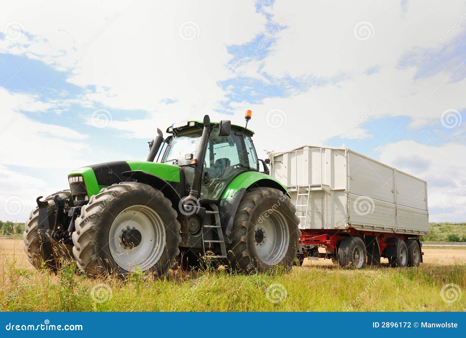 Farm tractor stock photo. Image of rural, summer, grass - 2896172