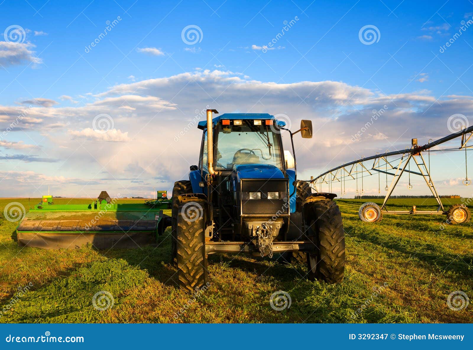 Farm tractor stock image. Image of machinery, farmer, earth - 3292347