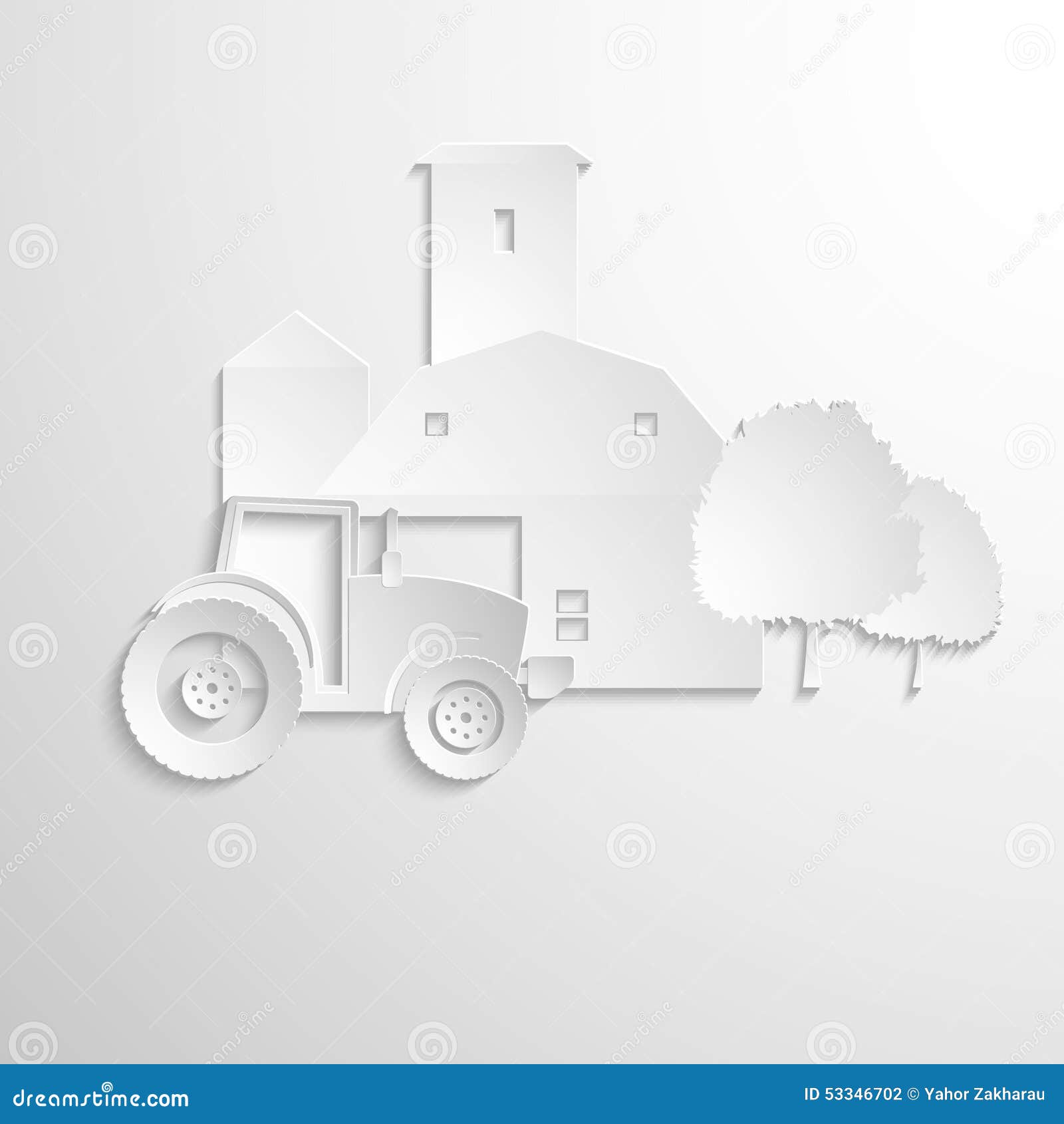 Tractor Paper Cut Toy. Kids Handmade Educational Game Printable 3d ...