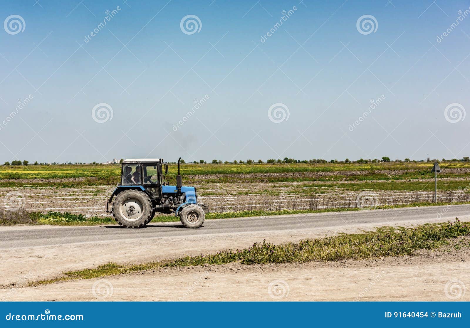 Farm Tractor stock photo. Image of farmer, country, america - 91640454