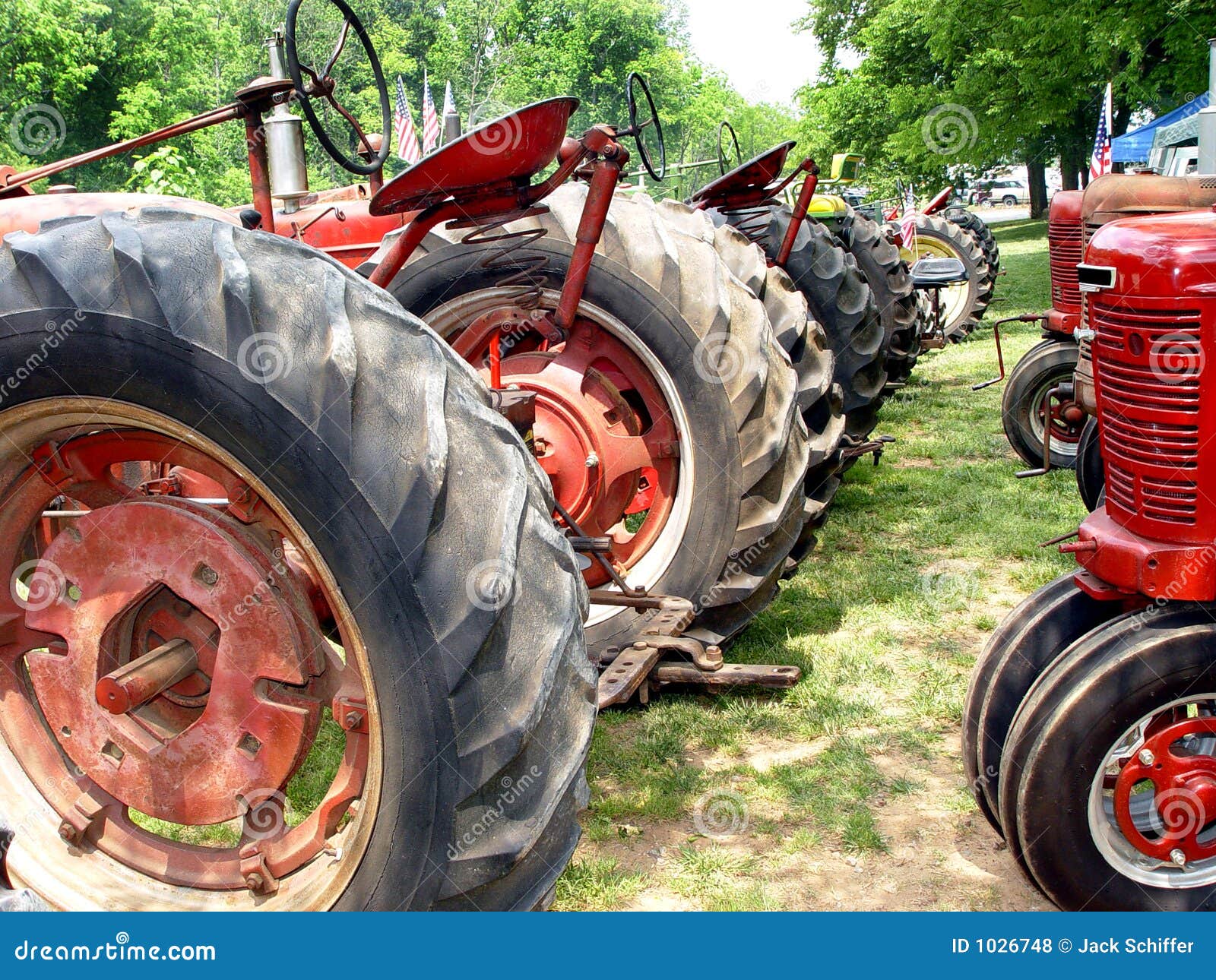 New Farm Tractors And Trolleybus Being Shipped On Rails. Special ...