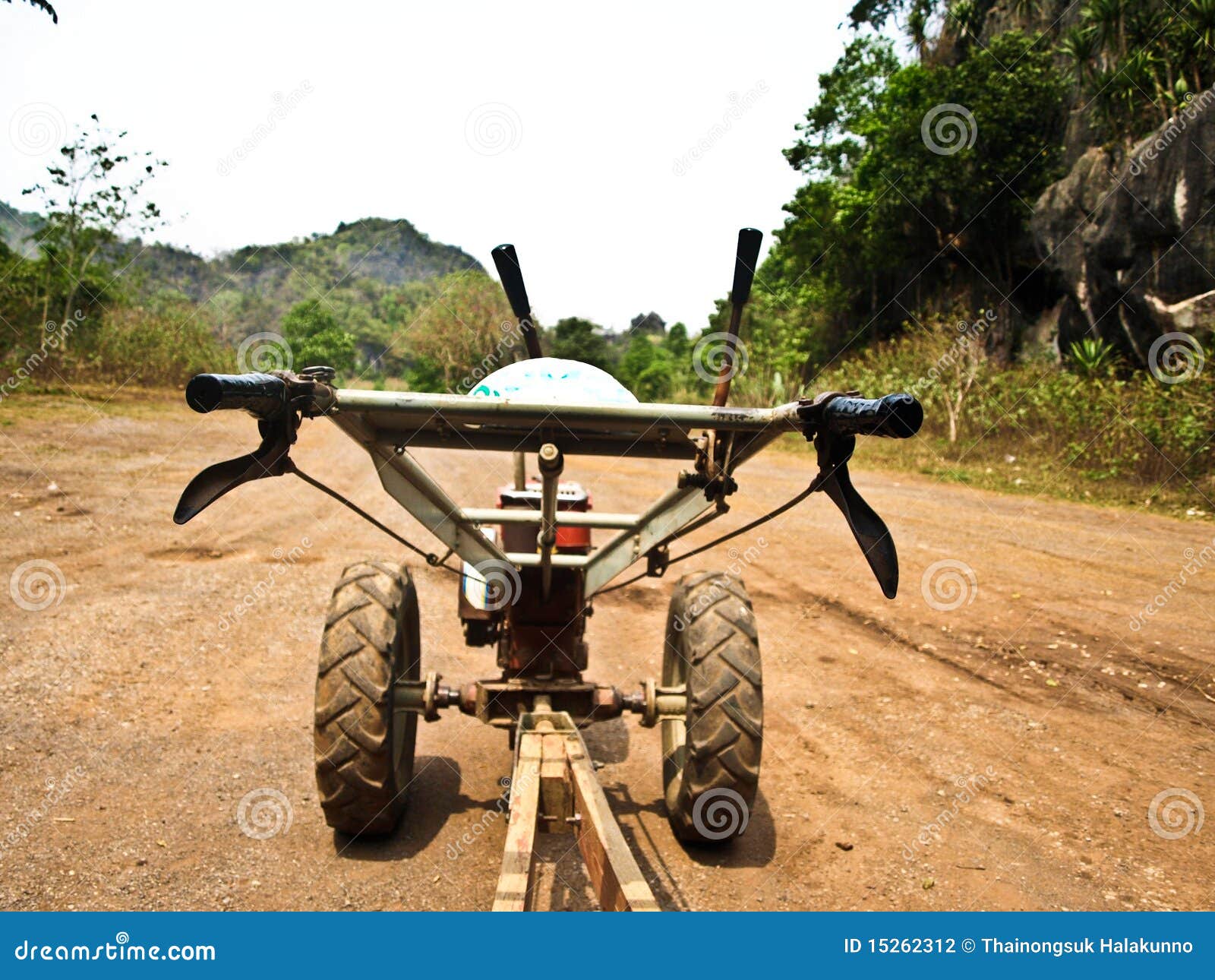 Farm tractors in Thailand stock photo. Image of modern - 15262312