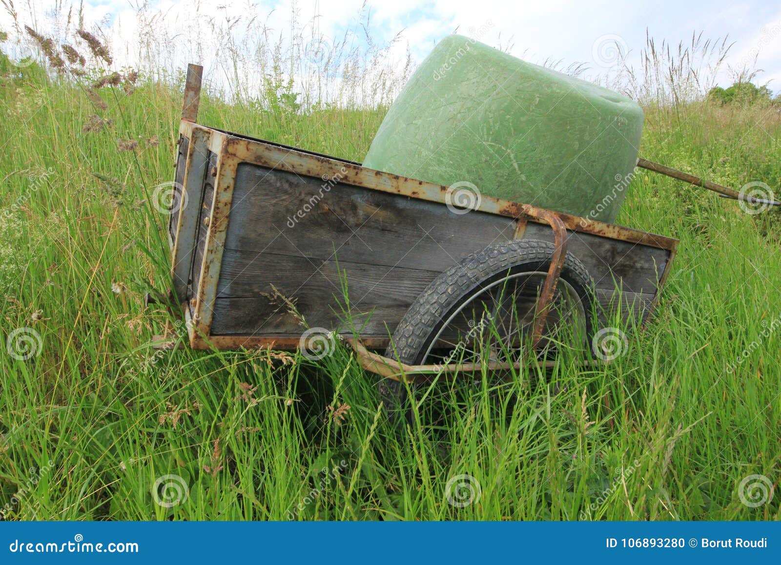 Farm Trailer stock photo. Image of dirty, equipment - 106893280