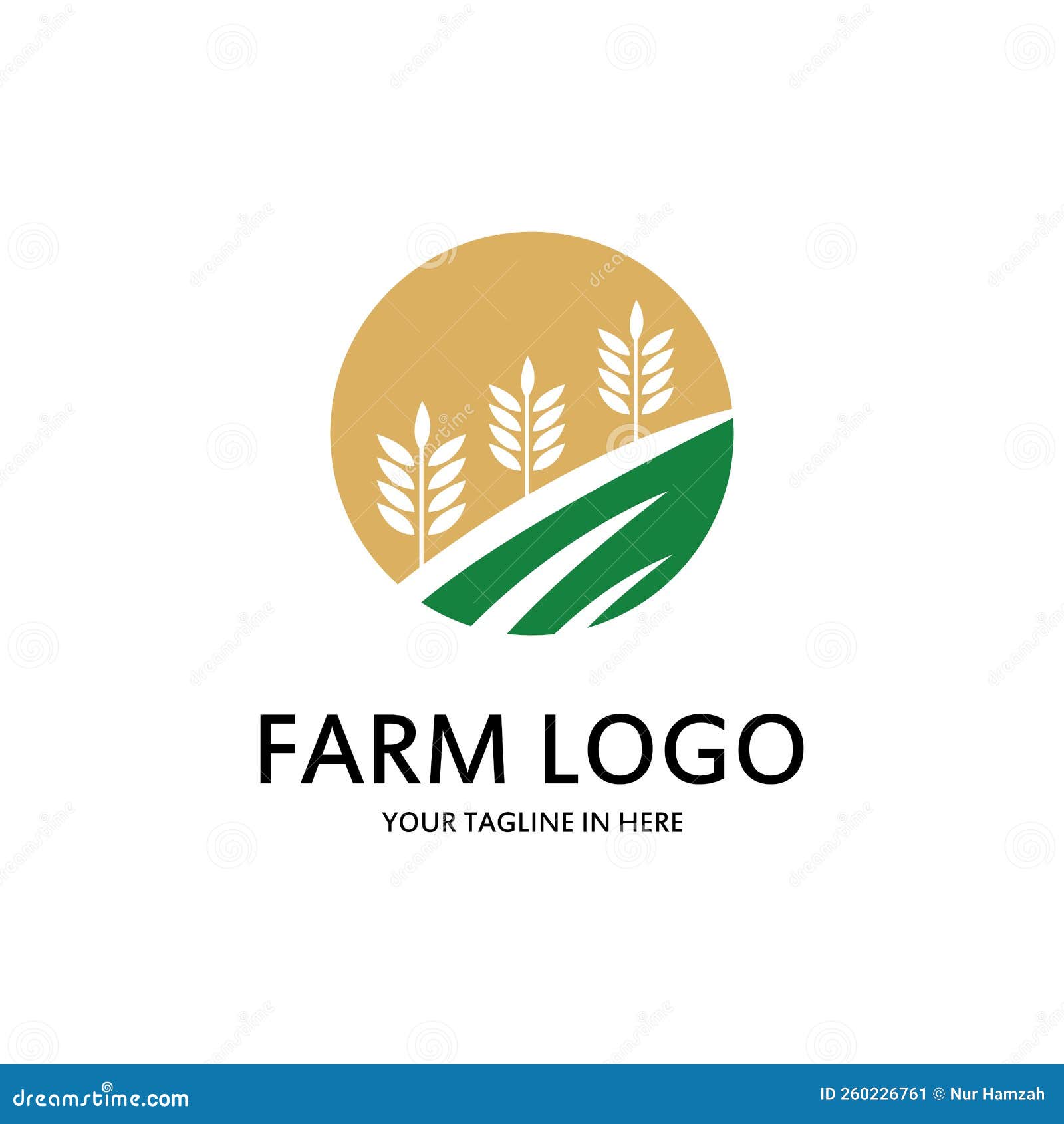 Farm vector agriculture stock vector. Illustration of sign - 260226761
