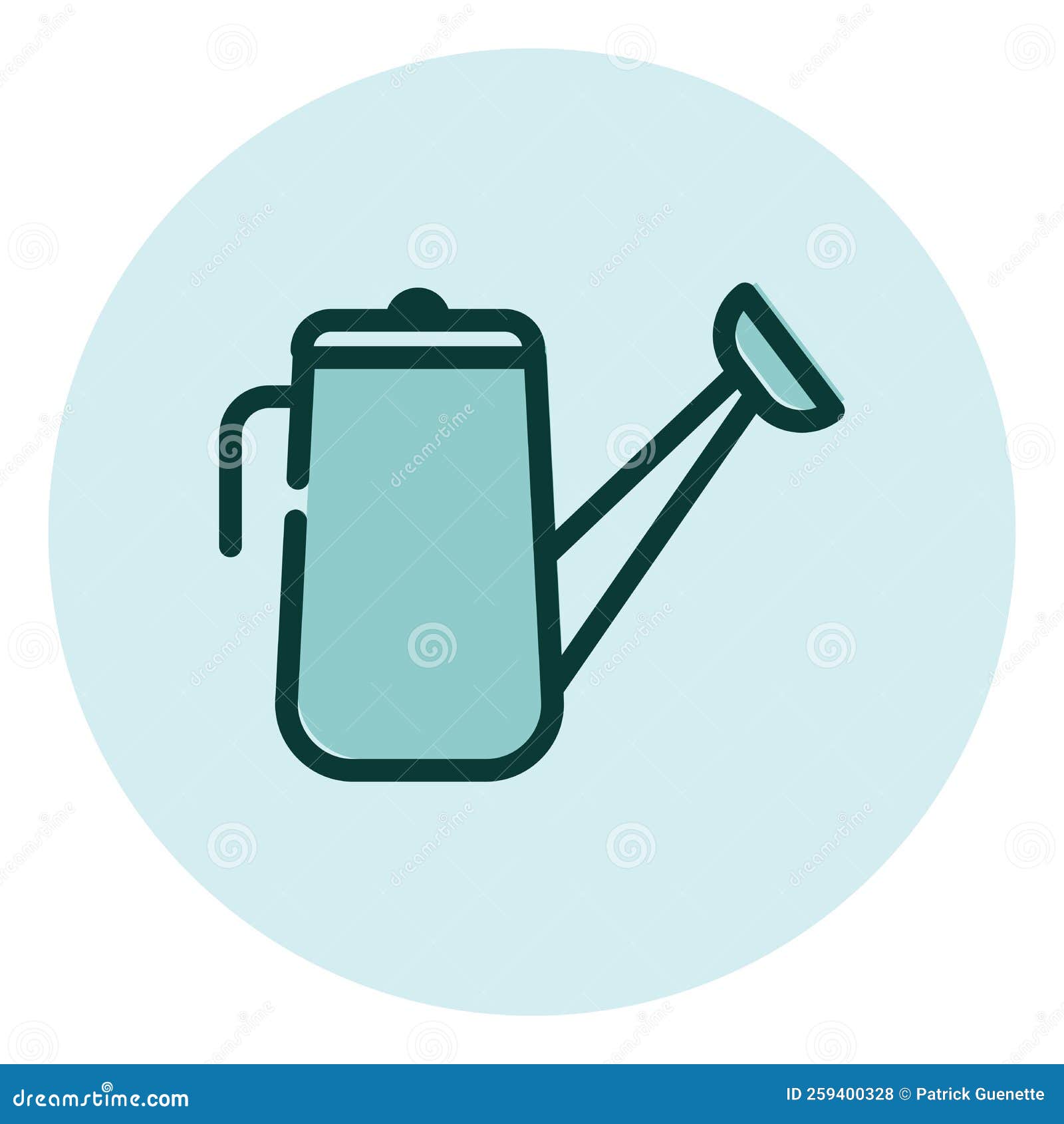 Farm Water Cistern Icon, Outline Style Vector Illustration ...