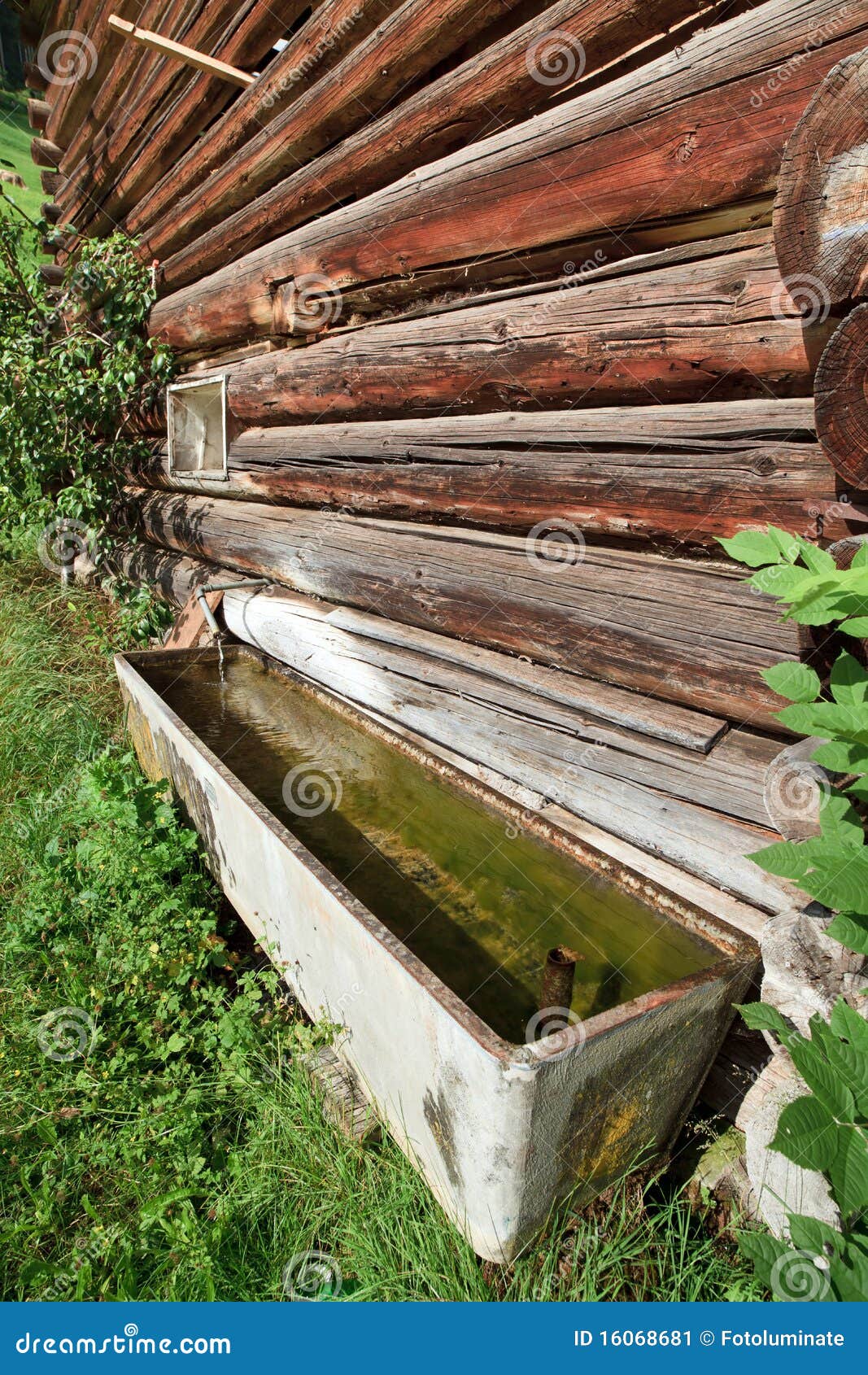Farm Water Trough stock image. Image of valley, barn - 16068681