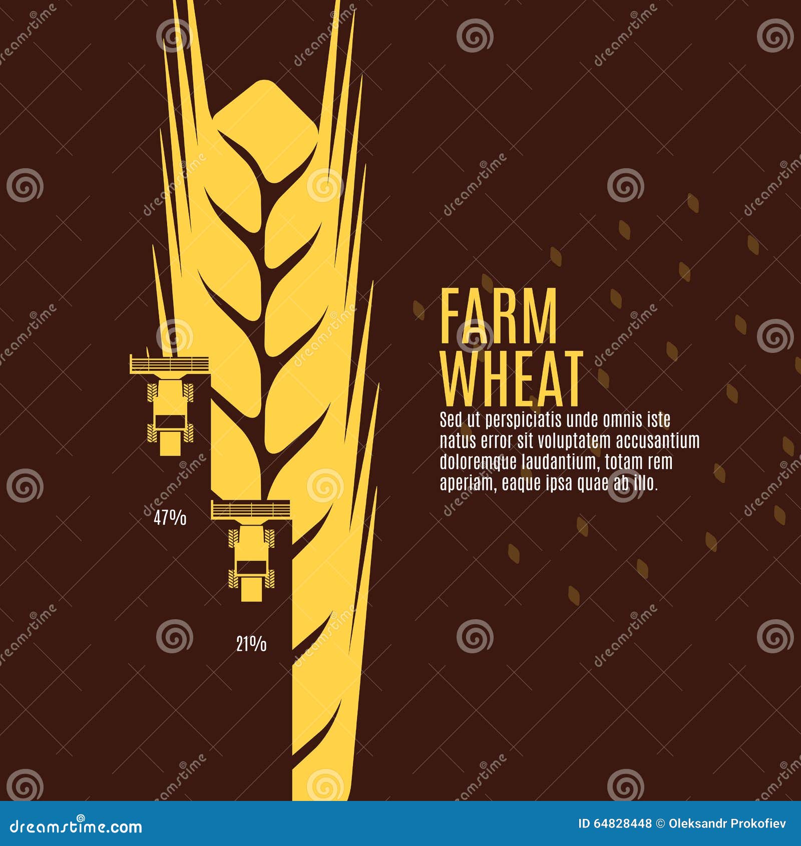 Farm Wheat Line Icon. Outline Illustration Of Wheat Field Vector Linear ...