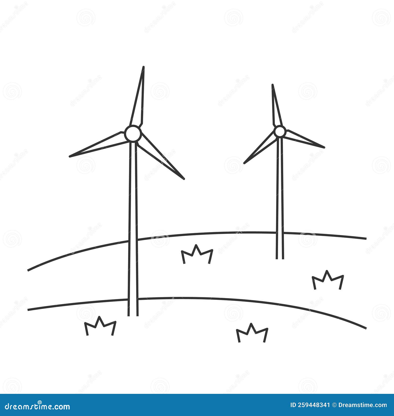 Farm Windmills Producing Clean Energy. Renewable Energy Concept Stock ... Farm Windmills Producing Clean Energy. Renewable Energy Concept Stock ...