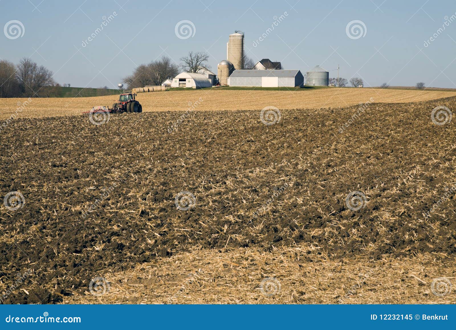 Farm Work stock image. Image of agriculture, tractor - 12232145