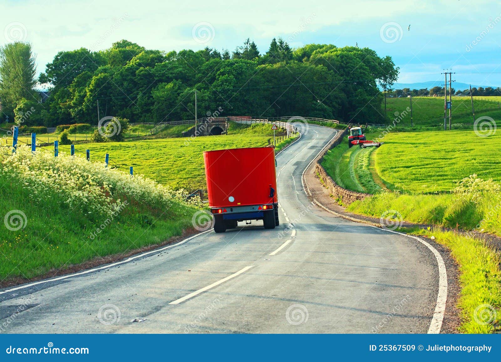 Farm Works during Spring Time Stock Image - Image of working, tractor ...