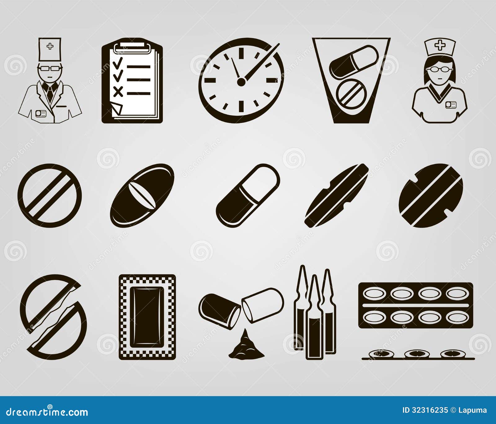 Farmaci illustrazione vettoriale. Illustrazione di medico - 32316235