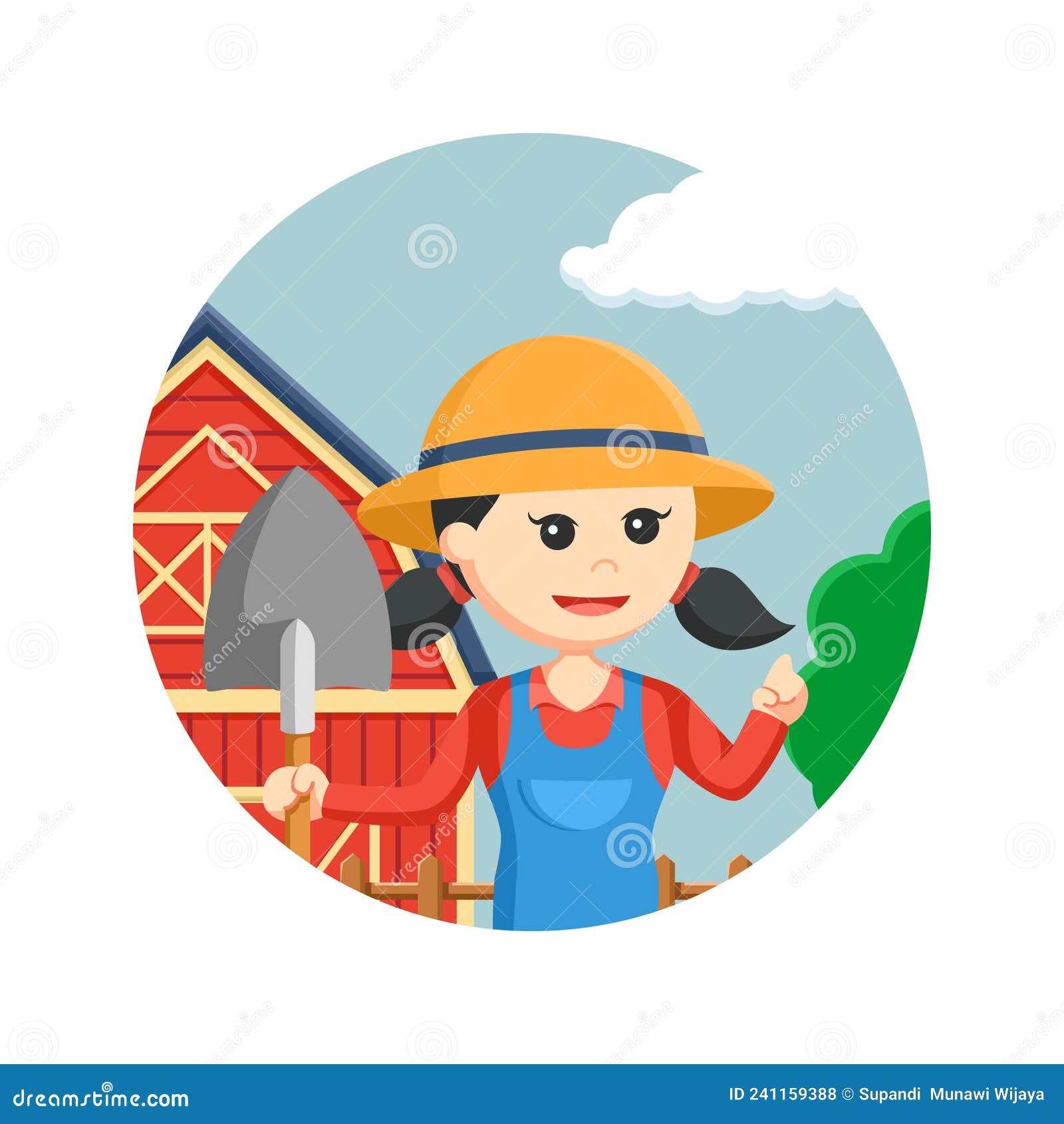 Farmer Character Profession Design Vector Stock Vector - Illustration ...