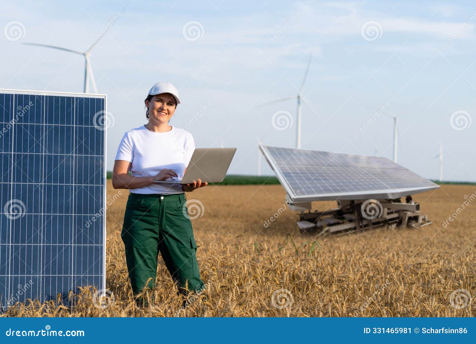 Farmer Controls Autonomous Agricultural Machine Powered by Solar Energy ...