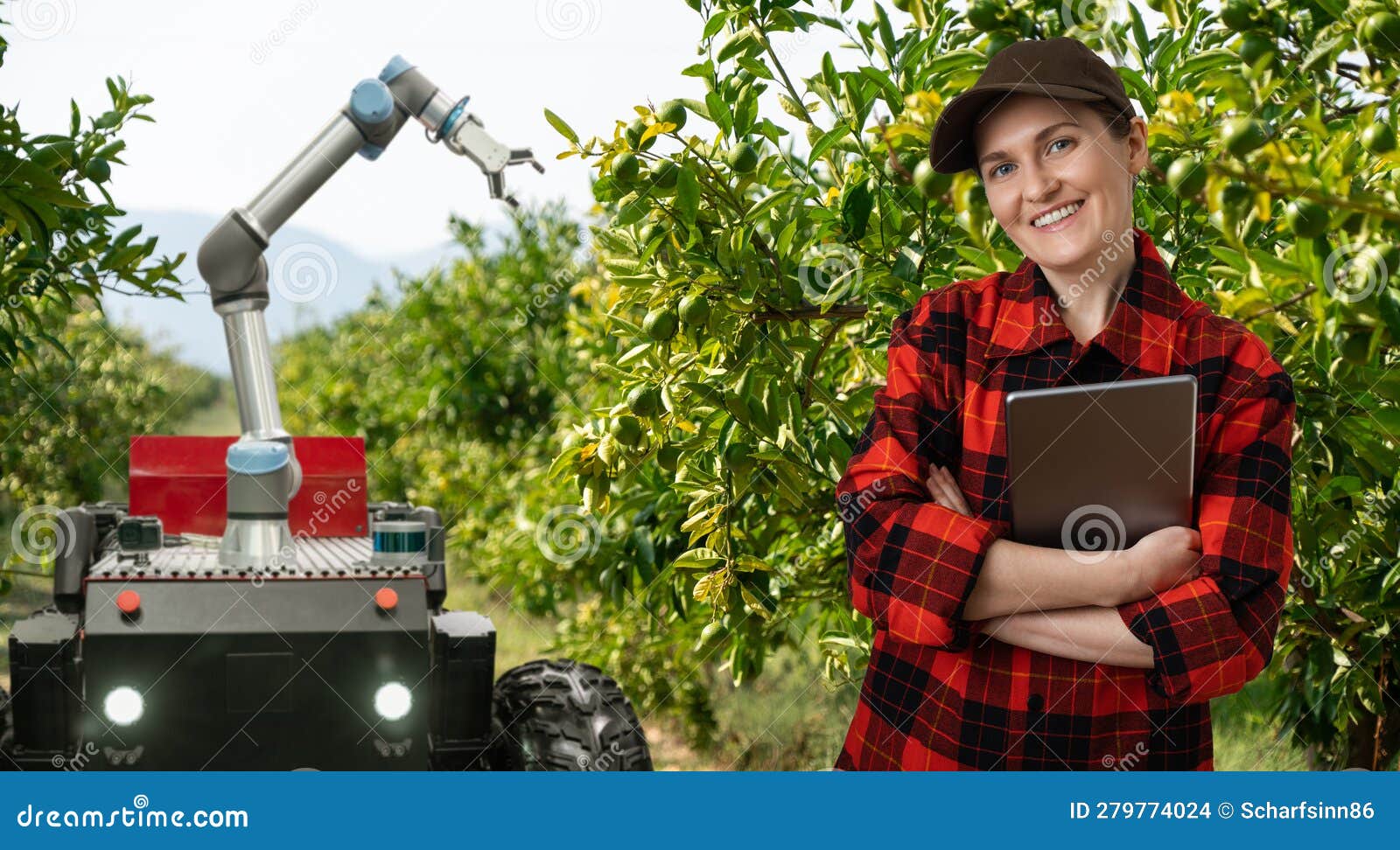 Farmer Controls Autonomous Robot Harvester with Robotic Arm Harvesting ... Farmer Controls Autonomous Robot Harvester with Robotic Arm Harvesting ...