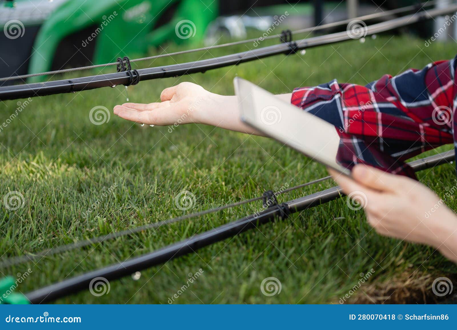 Farmer Controls The Combine Harvester. Royalty-Free Stock Photography ...