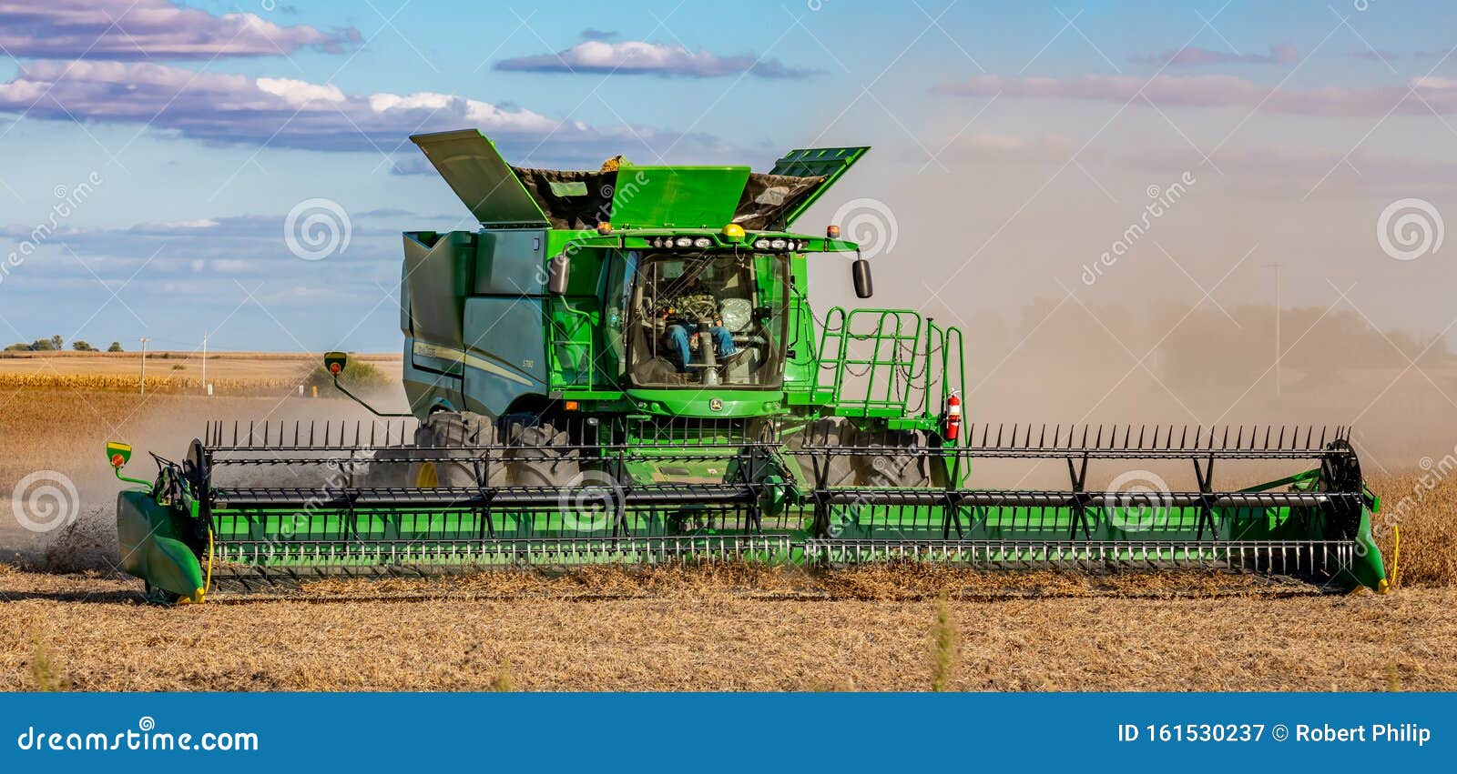 A Farmer Driving a Combine Harvester Editorial Photography - Image of ...