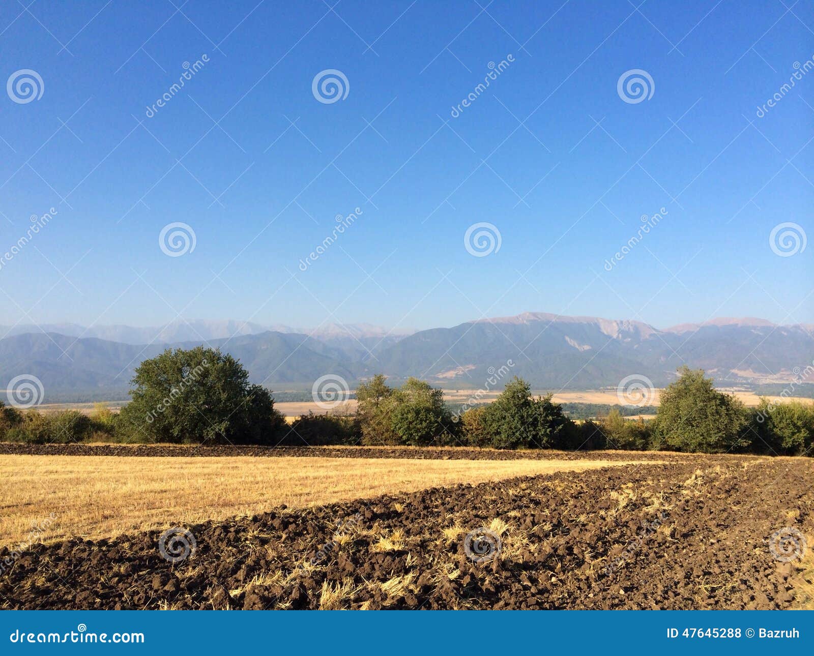 Farmer fields stock photo. Image of panorama, rural, plain - 47645288