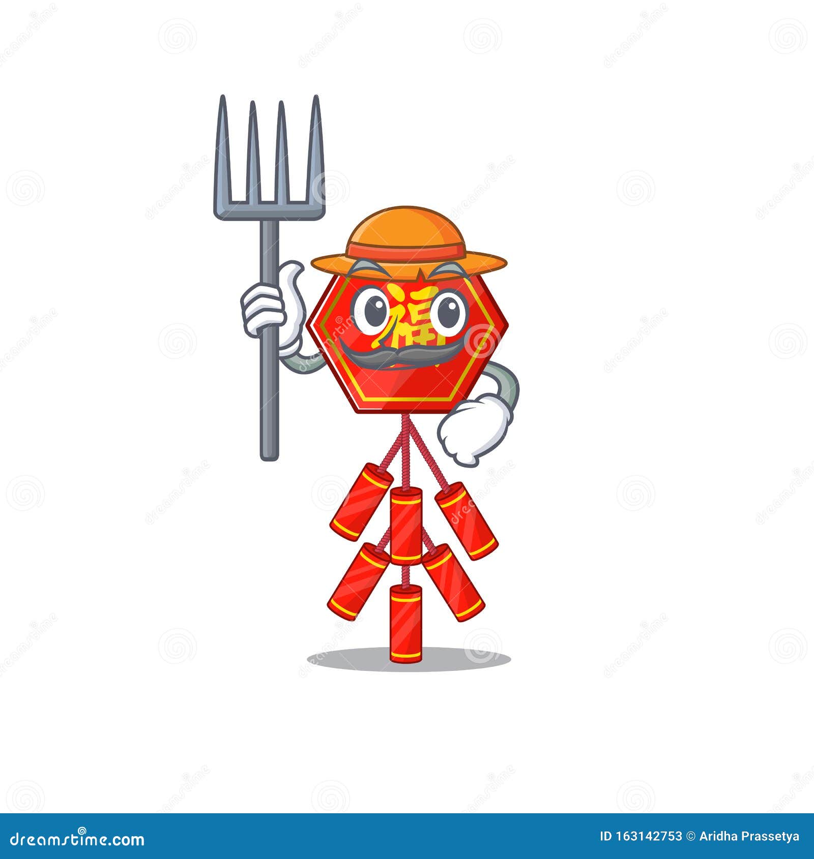 Farmer With Happy Cow, Vector Cartoon Stick Figure Illustration ...