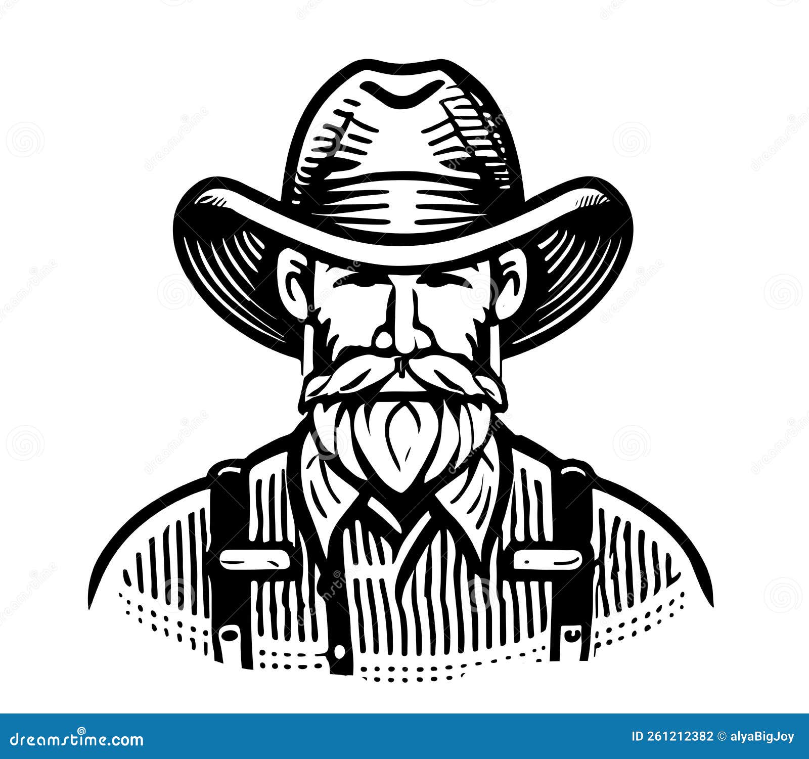Farmer in Hat Logo Sketch Hand Drawn in Doodle Style Stock Vector ... Farmer in Hat Logo Sketch Hand Drawn in Doodle Style Stock Vector ...