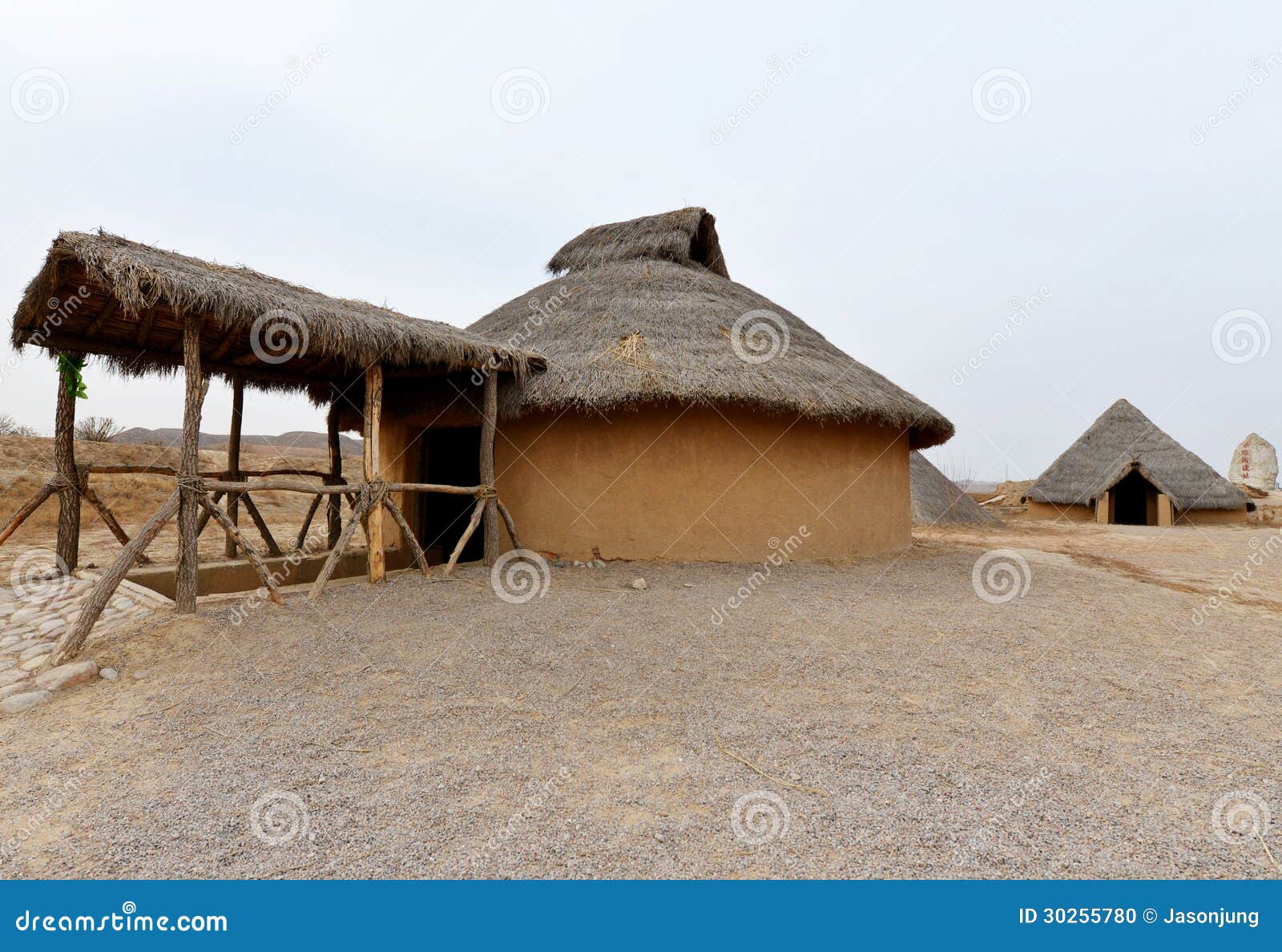 Farmer House in Primitive Style Stock Photo - Image of house, window ...