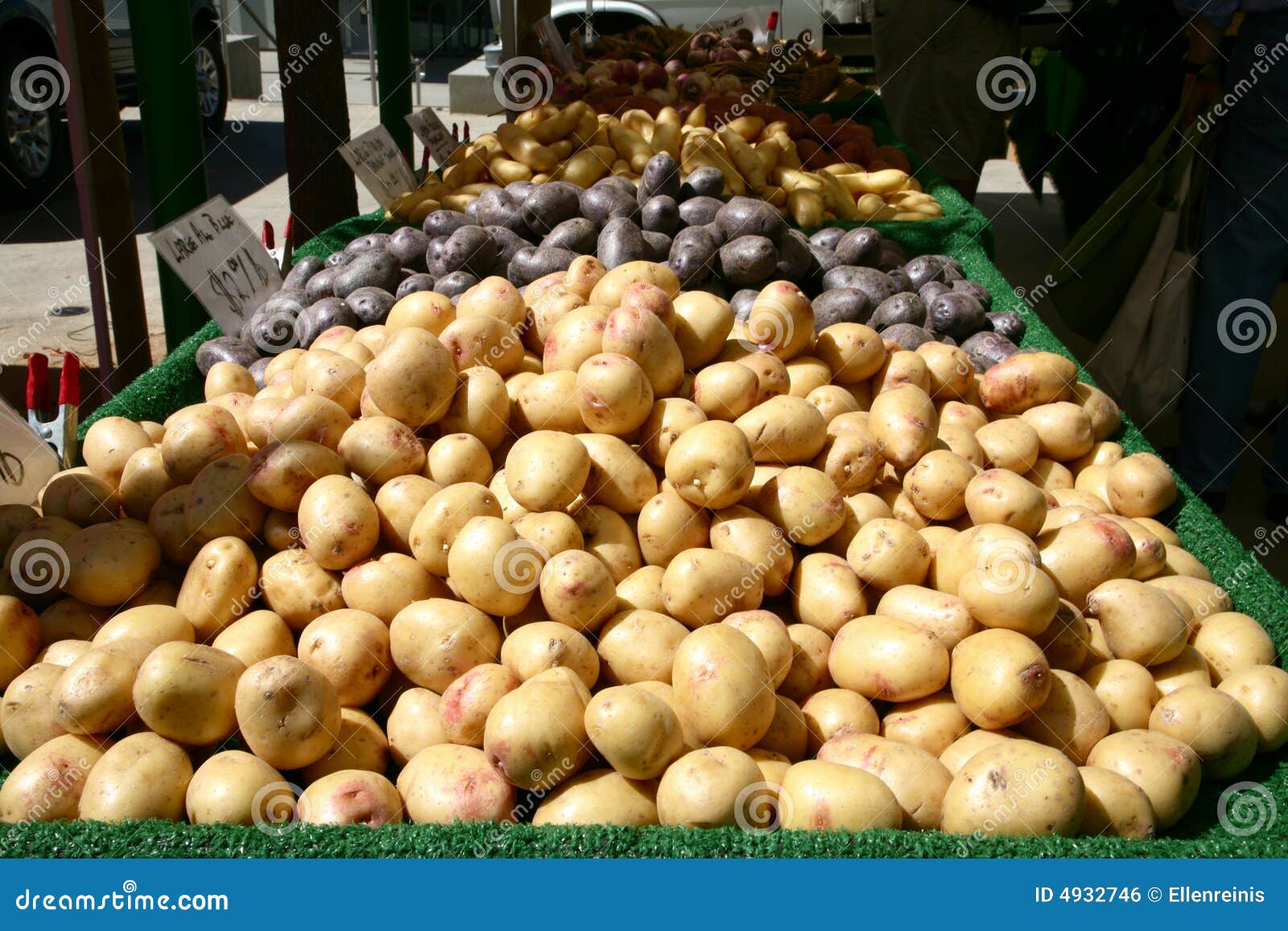 Farmer s Market Potatoes stock photo. Image of organic - 4932746