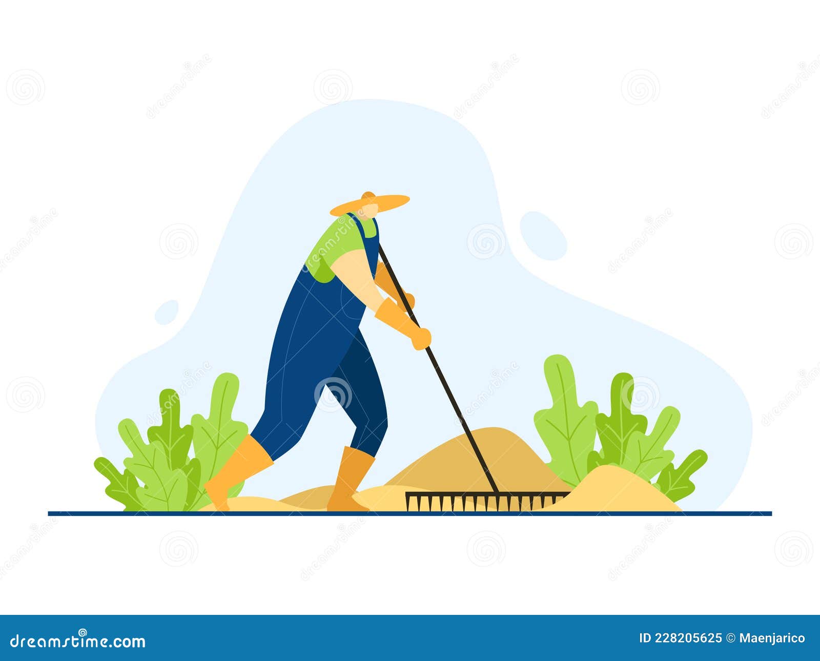 Farmer Scratching Stock Illustrations – 12 Farmer Scratching Stock ...