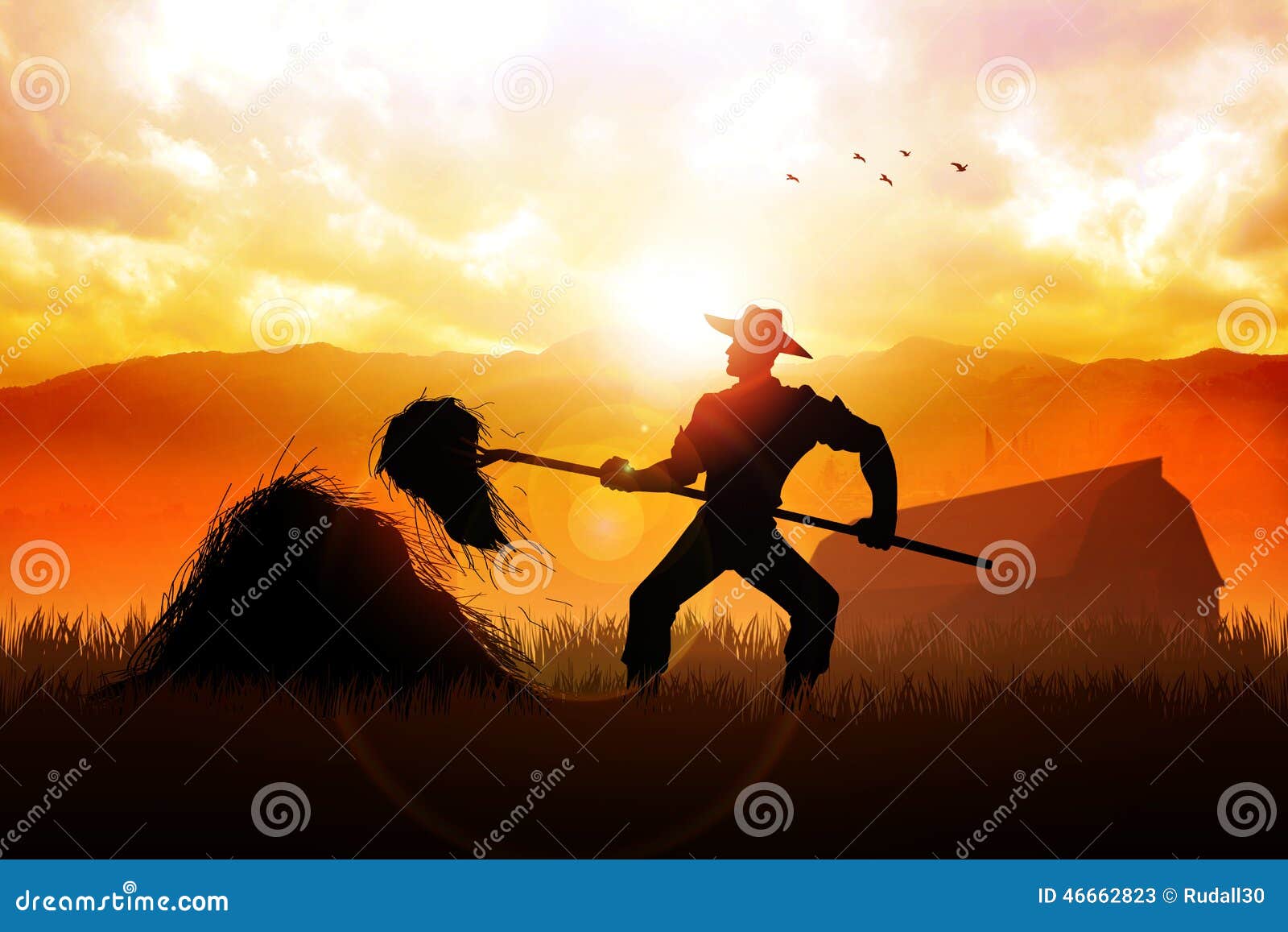 Pitchfork Silhouette