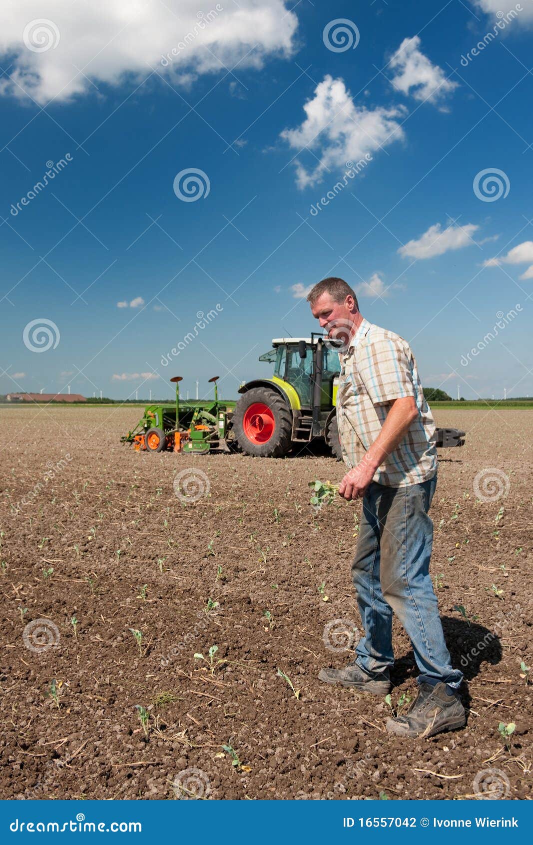 Farmer Working in the Fields Stock Photo - Image of ground, farmer ...