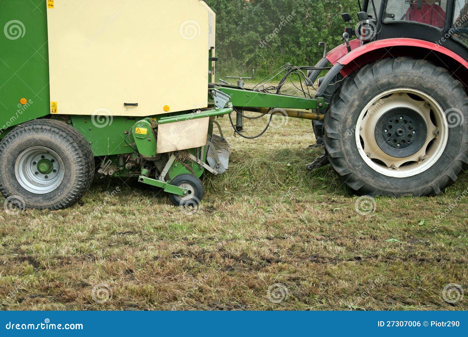 Farmers Machine during Work Stock Photo - Image of tractor, agriculture ...
