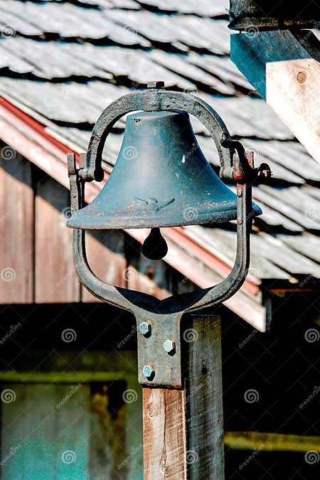 Farmhouse bell stock image. Image of agriculture, agribusiness - 221660263